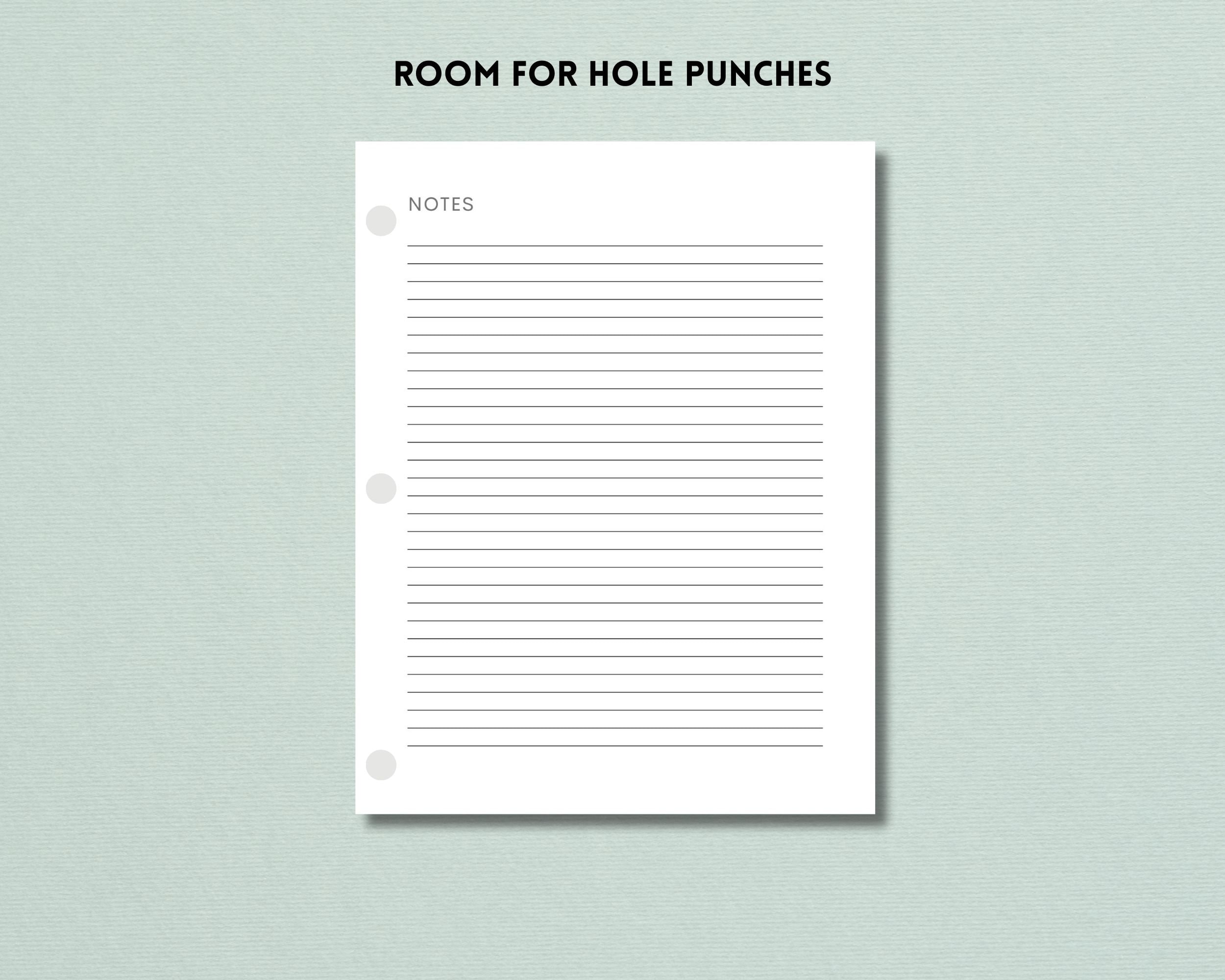 Blank Notes Page Printable, Note Taking, Printable Stationary To-do ...