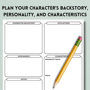 Dnd Character Sheet Printable, 5e, 2014, 2024, Dnd Character Journal ...