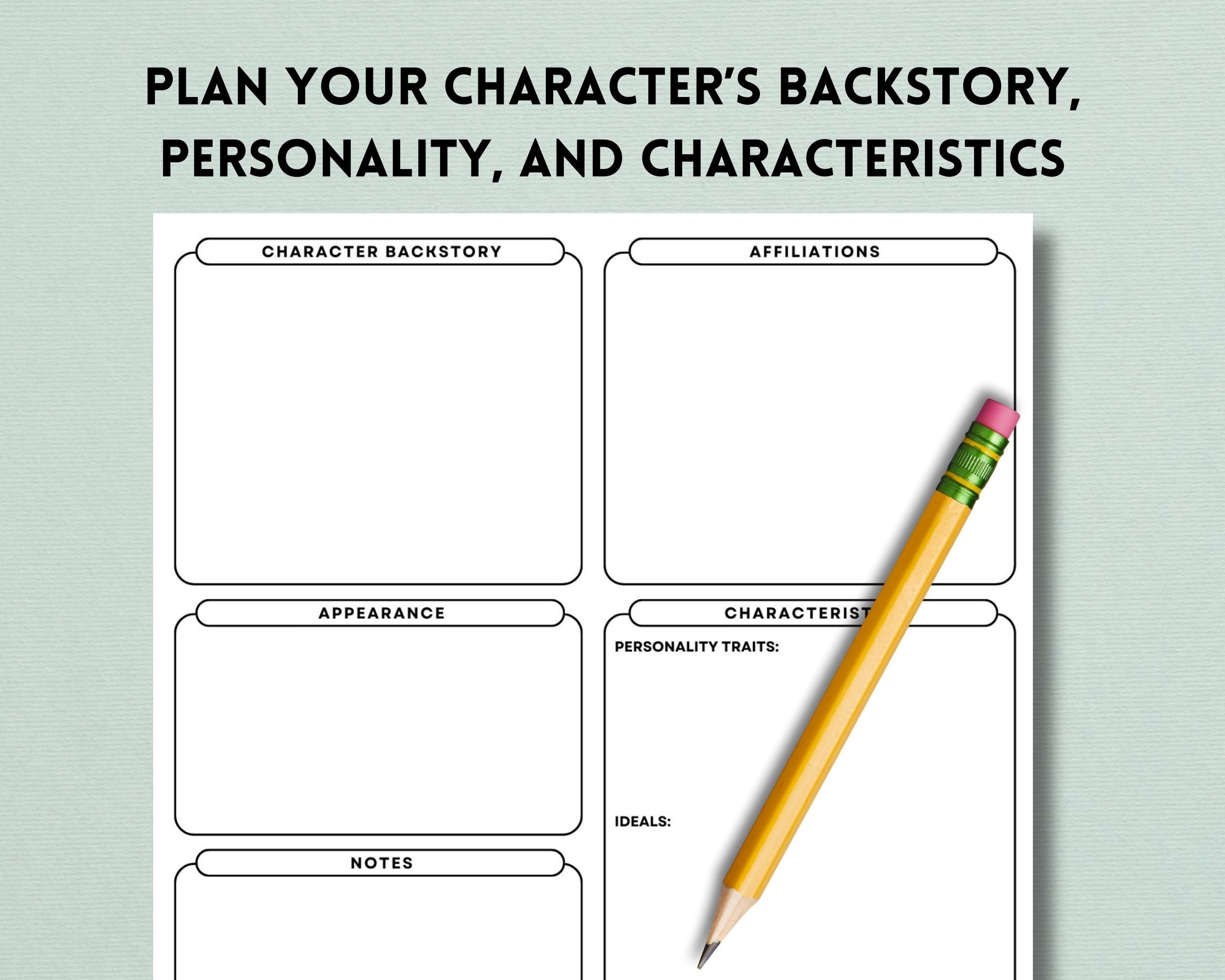 Dnd Character Sheet Printable, 5e, 2014, 2024, Dnd Character Journal ...