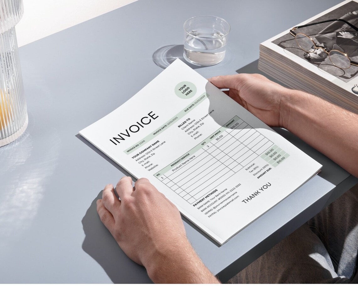 Service Invoice Template, Bakery Invoice, Event Invoice, Business ...