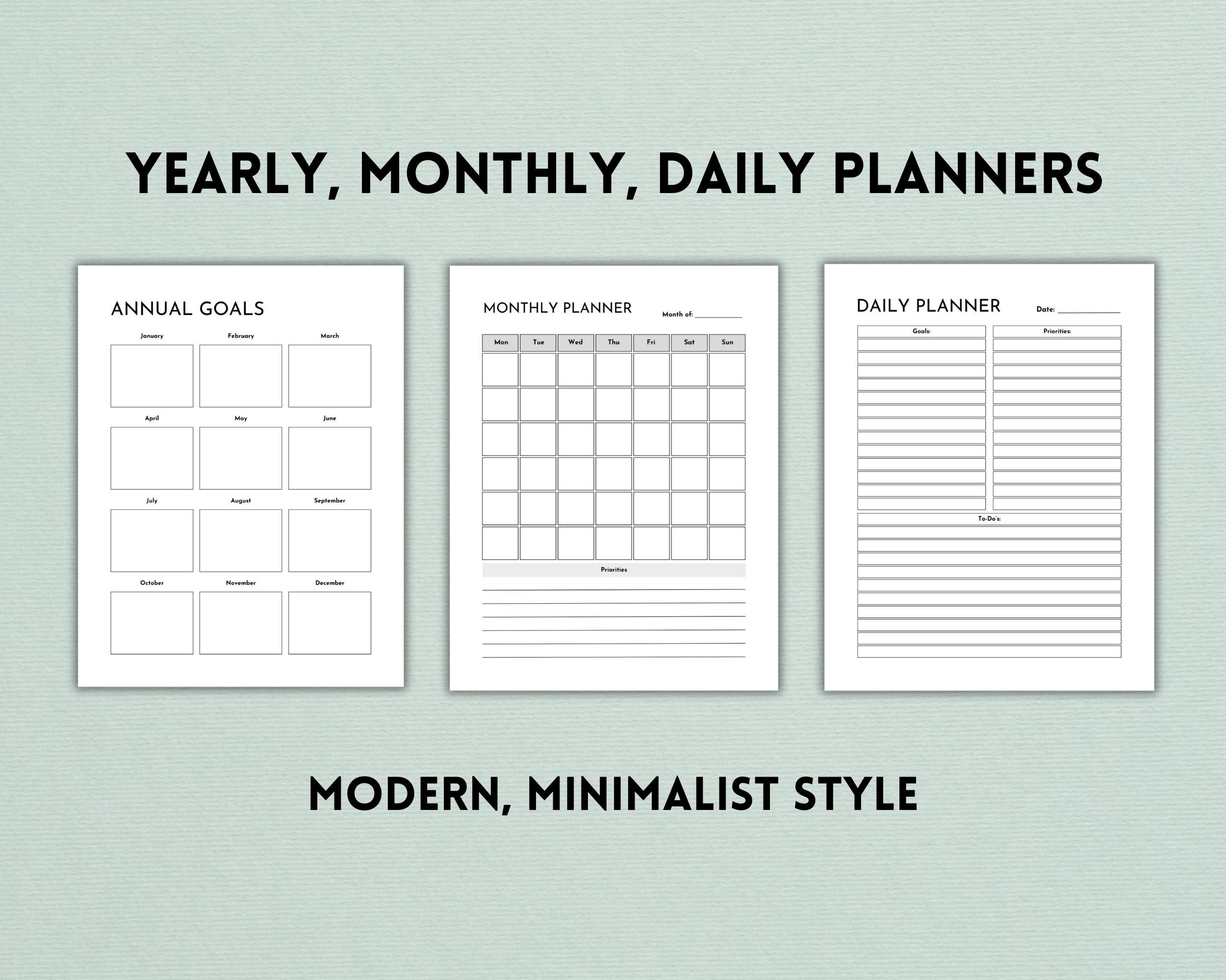 Mental Health Planner Printable Bundle, Anxiety Journal, CBT Worksheets ...