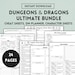 Dnd Cheat Sheet, 5e, Quick Reference Guide, DM Cheat Sheet, Dnd Player ...
