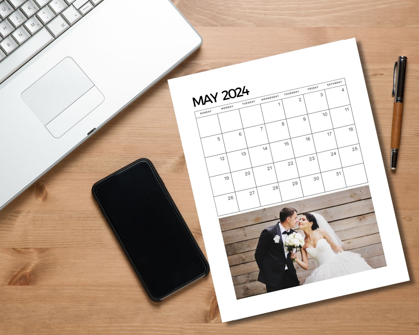 2024 Canva Template Calendar, 2024 Canva Calendar, 2024 Calendar ...