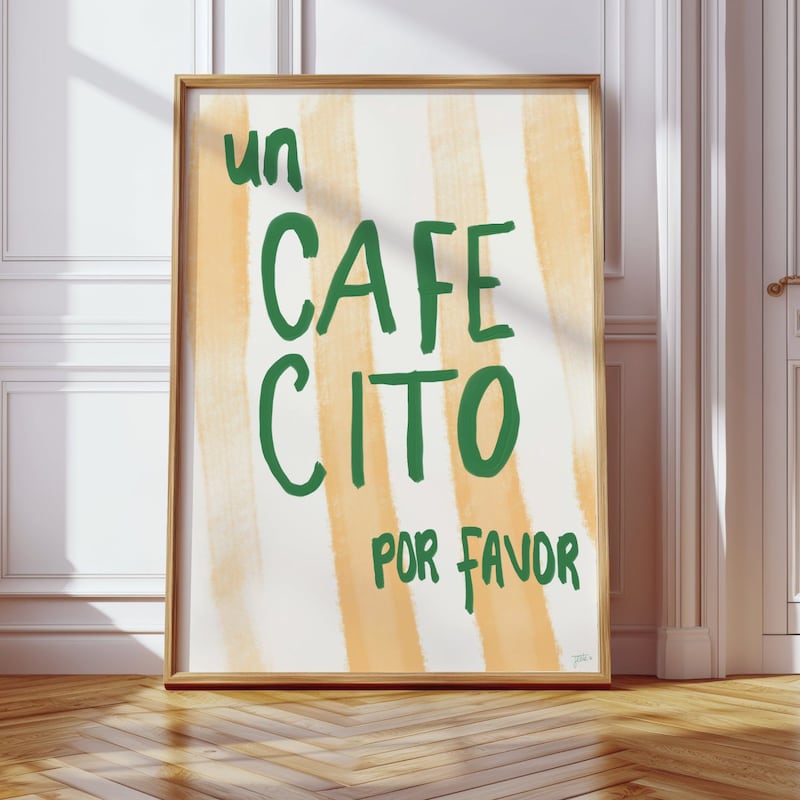 Cafecito Sign - Etsy