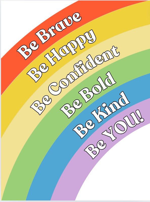Rainbow Classroom Posters - Etsy