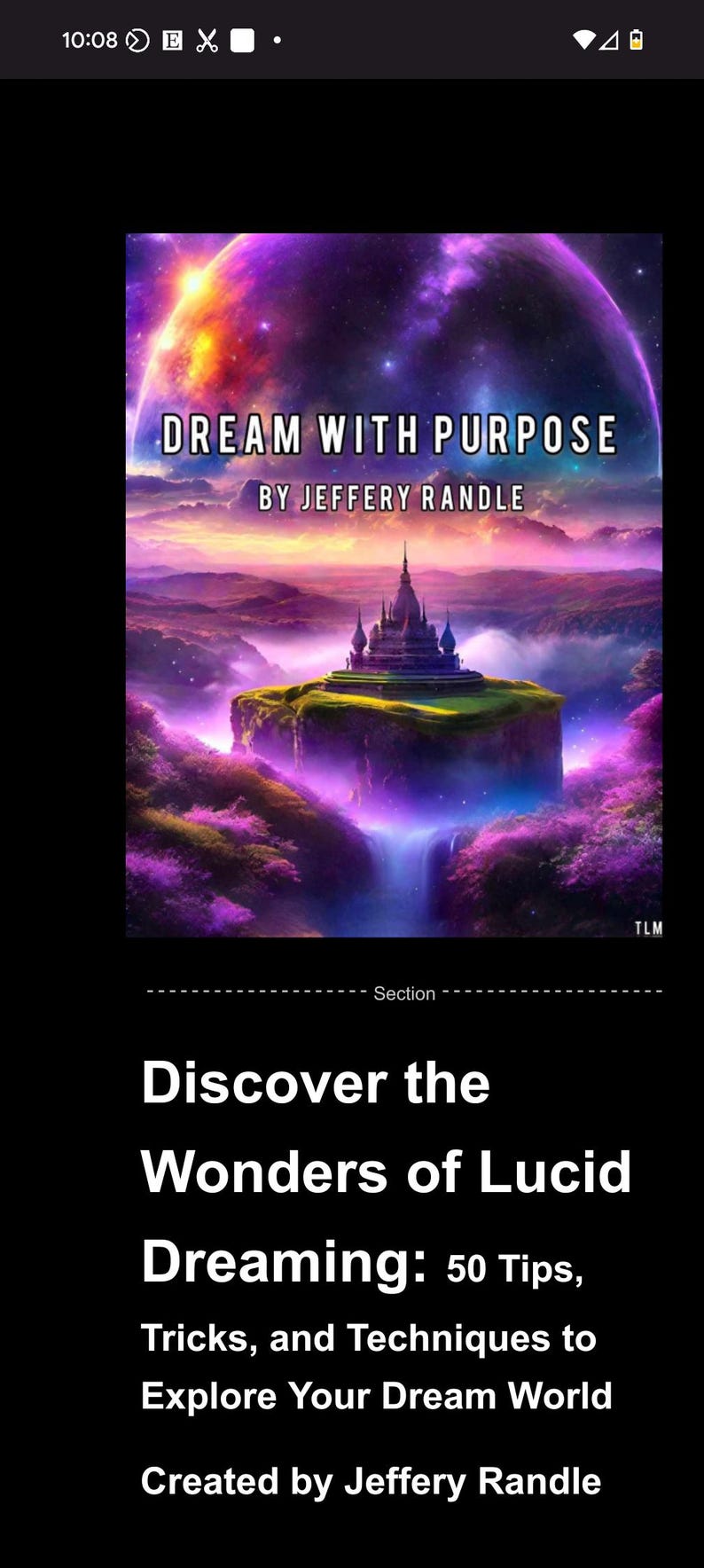 Dream With Purpose: 50 Tips, Tricks, and Techniques for Lucid Dreaming - Etsy