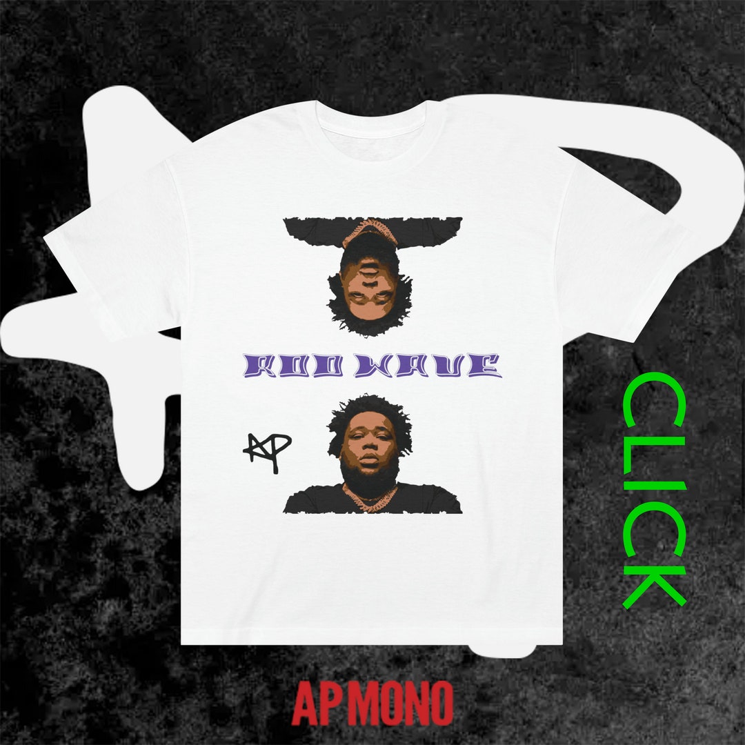 AP MONO Rod Wave T-shirt Rod Wave Merch Rapper Graphic Print Rod Wave ...