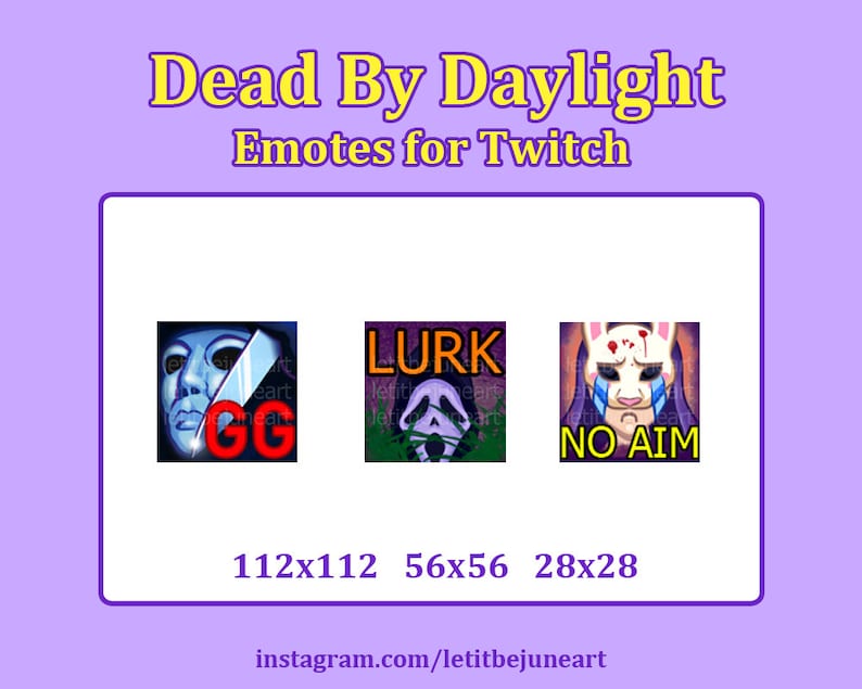 Dbd Emotes Pack for Twitch / Discord | Michael Myers GG | Ghost Face ...