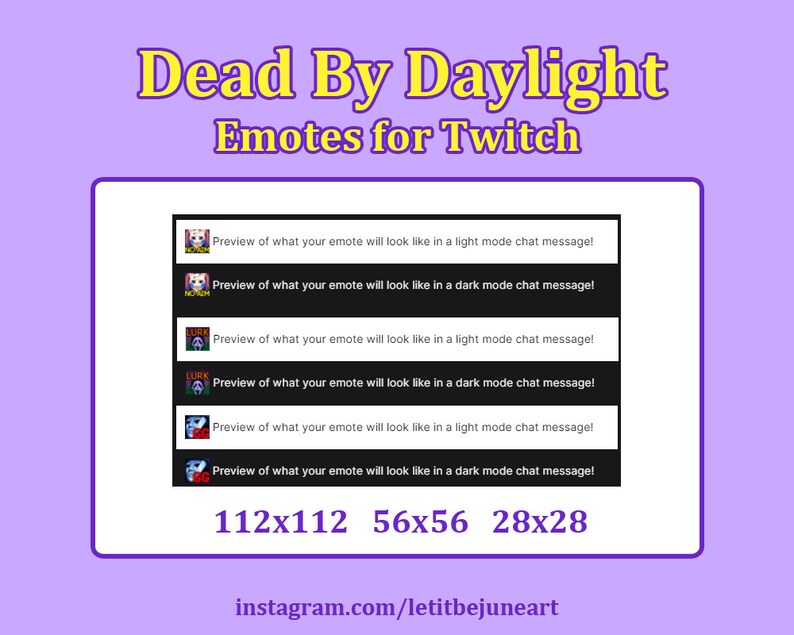 Dbd Emotes Pack for Twitch / Discord | Michael Myers GG | Ghost Face ...