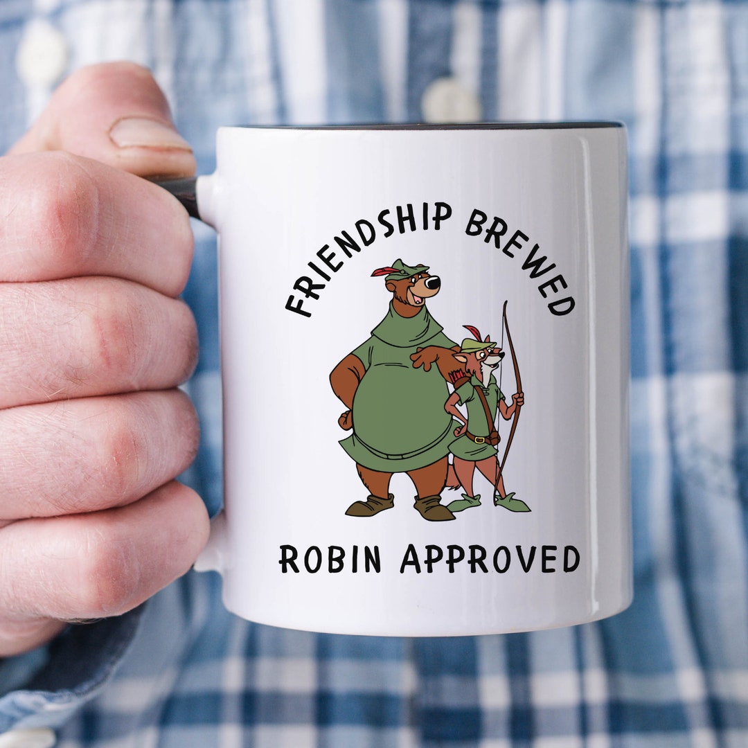 Friendship Brewed, Robin Approved Colorful Ceramic Coffee Mug, 11oz - Etsy