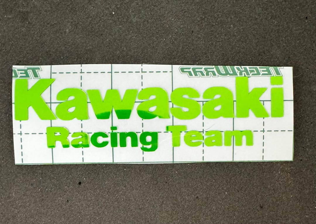Kawasaki Racing Team Decal - Etsy