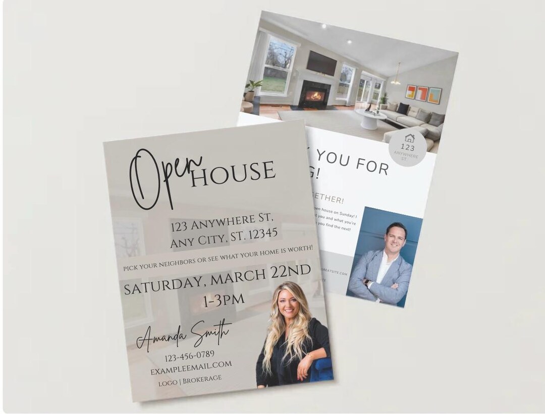 Affordable Open House Essential Template Kit for Real Estate ...