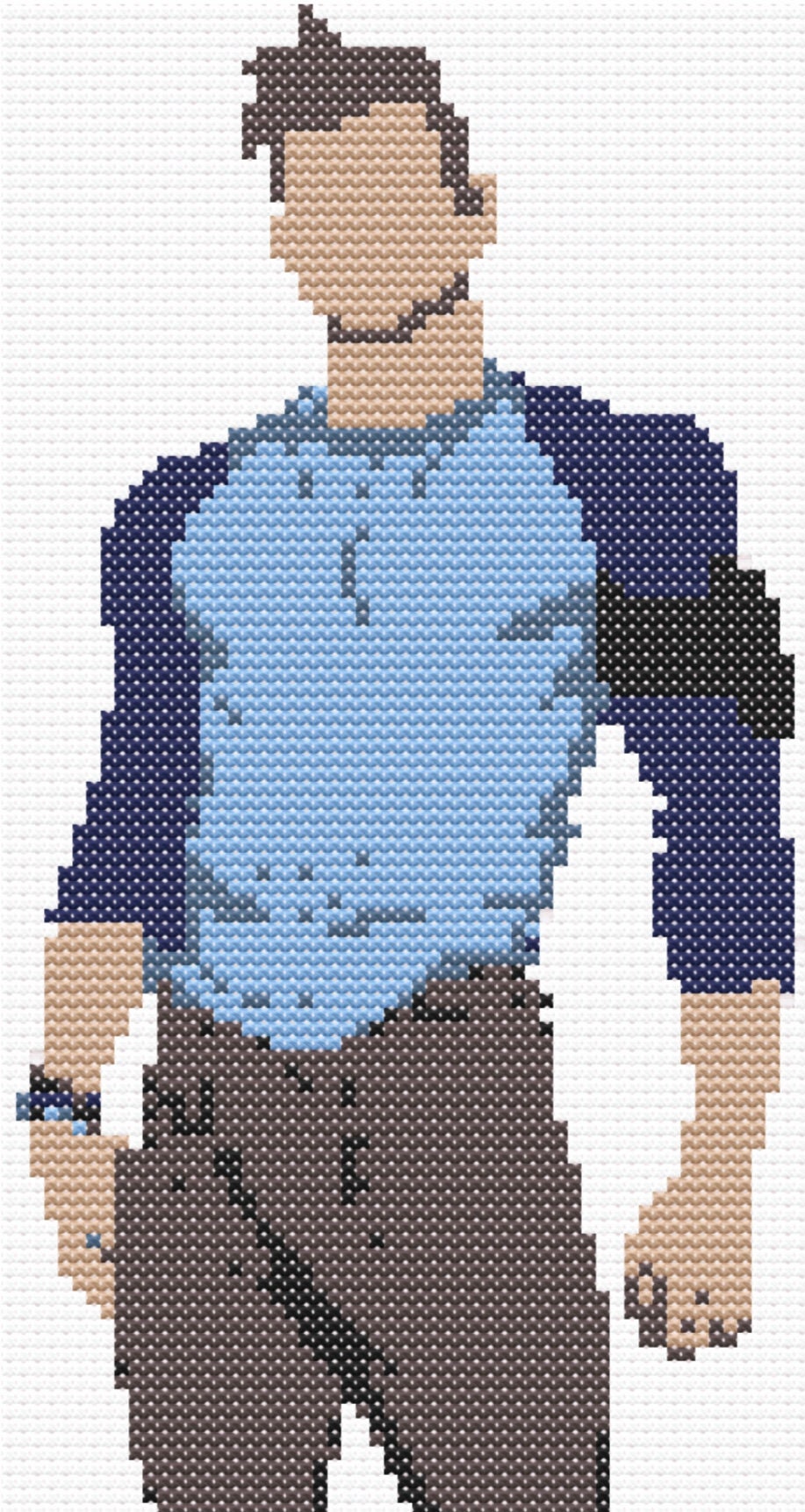 Dream Daddy Cross Stitch Pattern Etsy