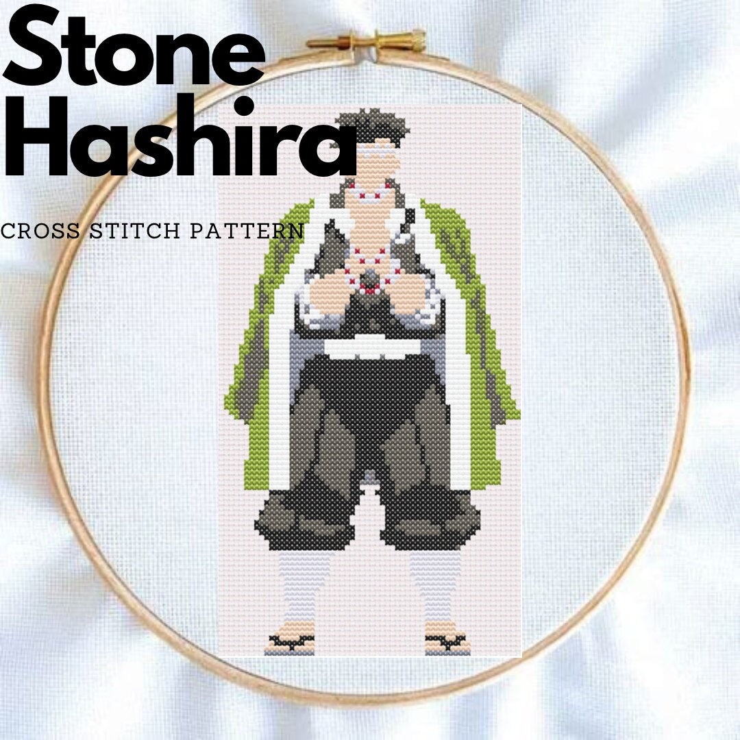 Stone Hashira Cross Stitch Pattern - Etsy