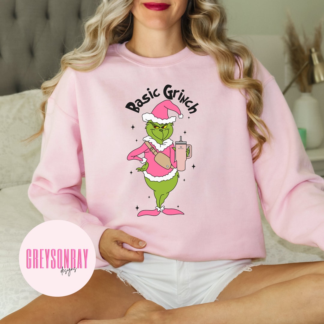 Basic Grinch Sweatshirt - Etsy