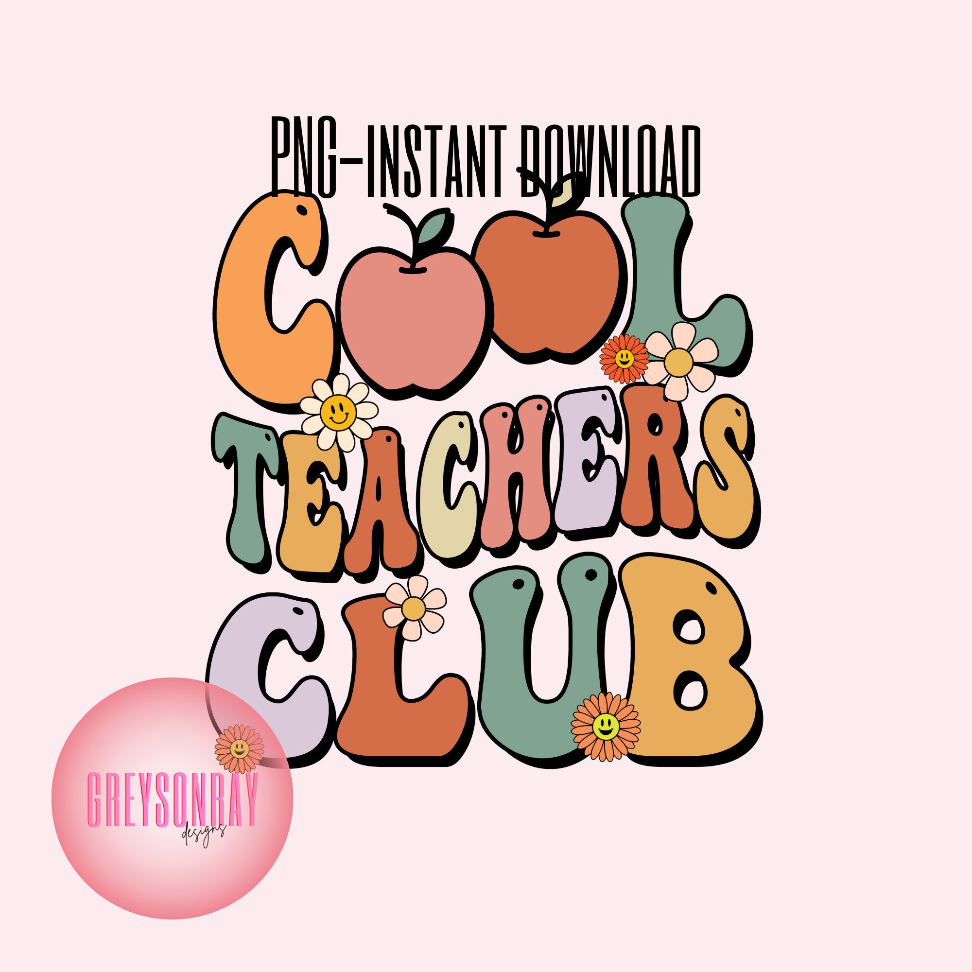 Cool Teachers Club PNG Teacher PNG Instant Download - Etsy