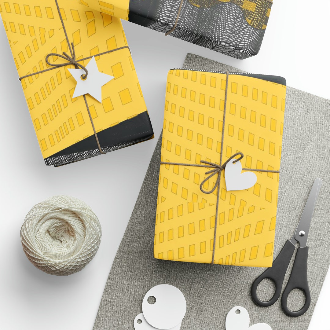 Aquatic Harmony Draped Cube Wrapping Paper 3 Sizes - Etsy