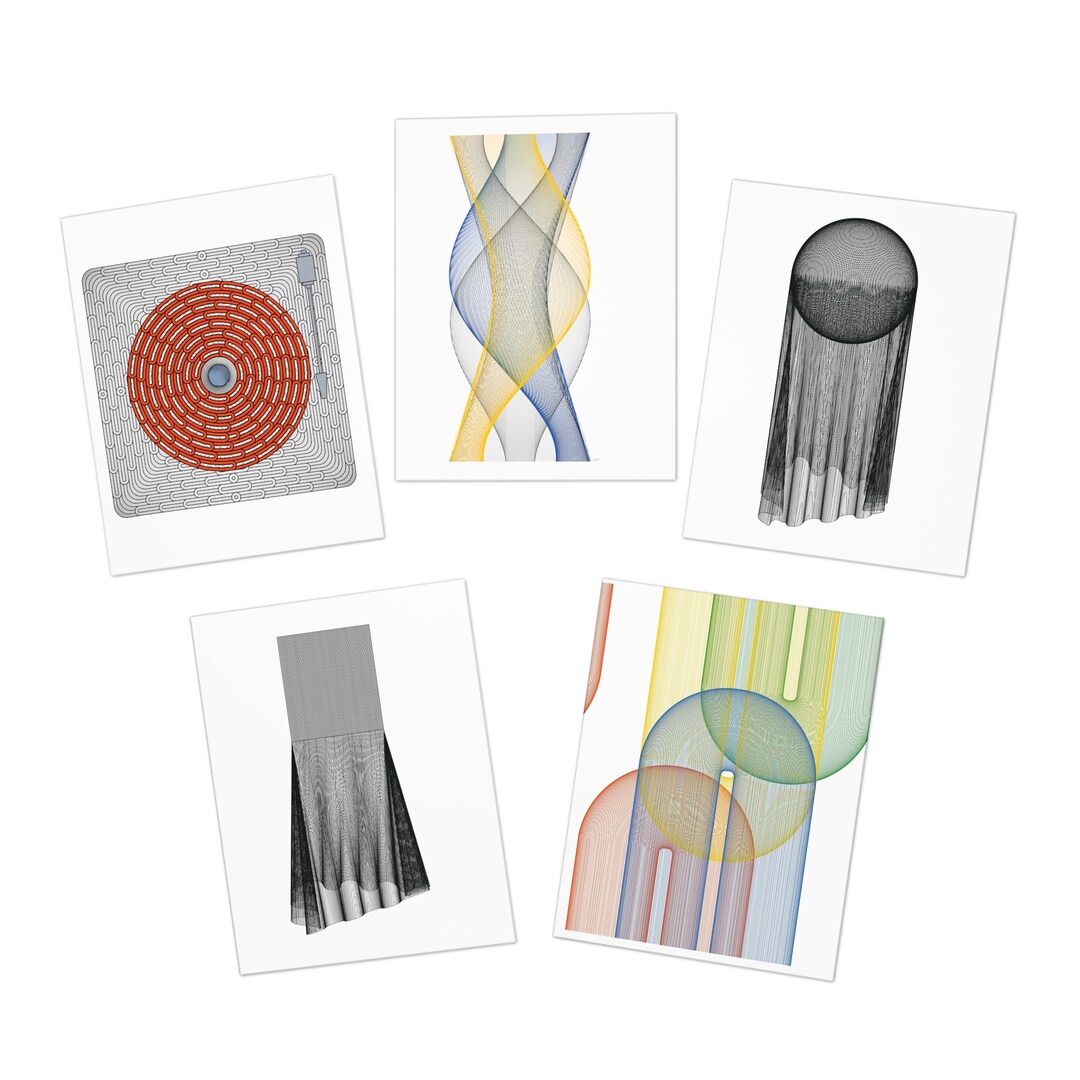 Artful Expressions Greeting Cards Multipack - Set of 5 - Etsy