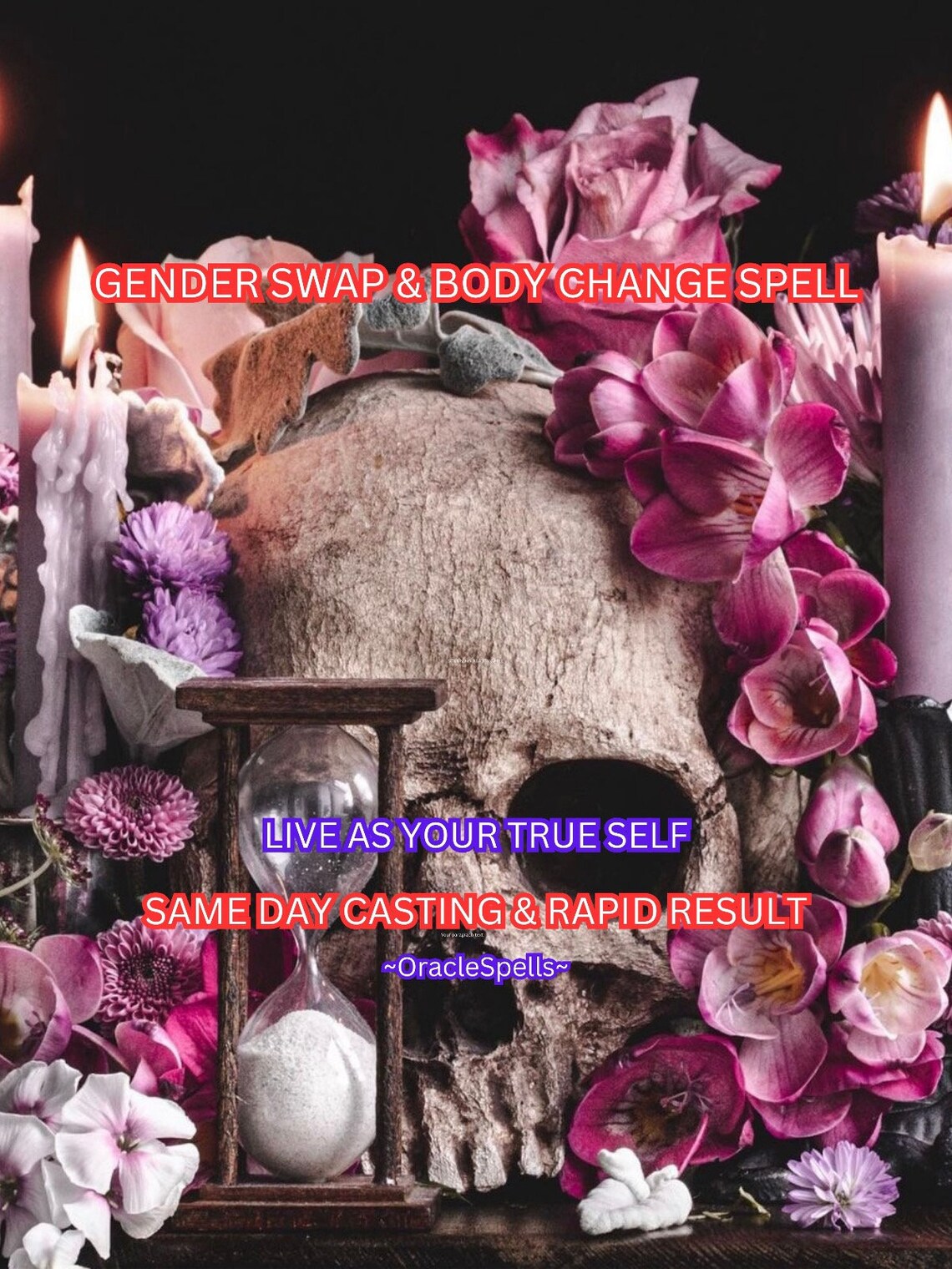 Gender Swap / B0DY Change Spell Change Sex Safe Spell Rapid Results - Etsy