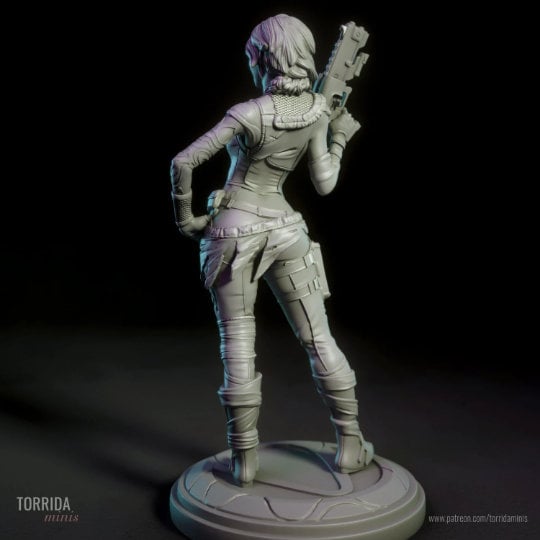 Lilith Statue Model Kit by Torrida Minis - Etsy