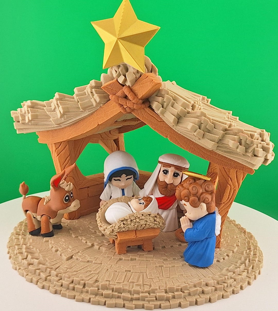 3D Printed Nativity Scene - Etsy