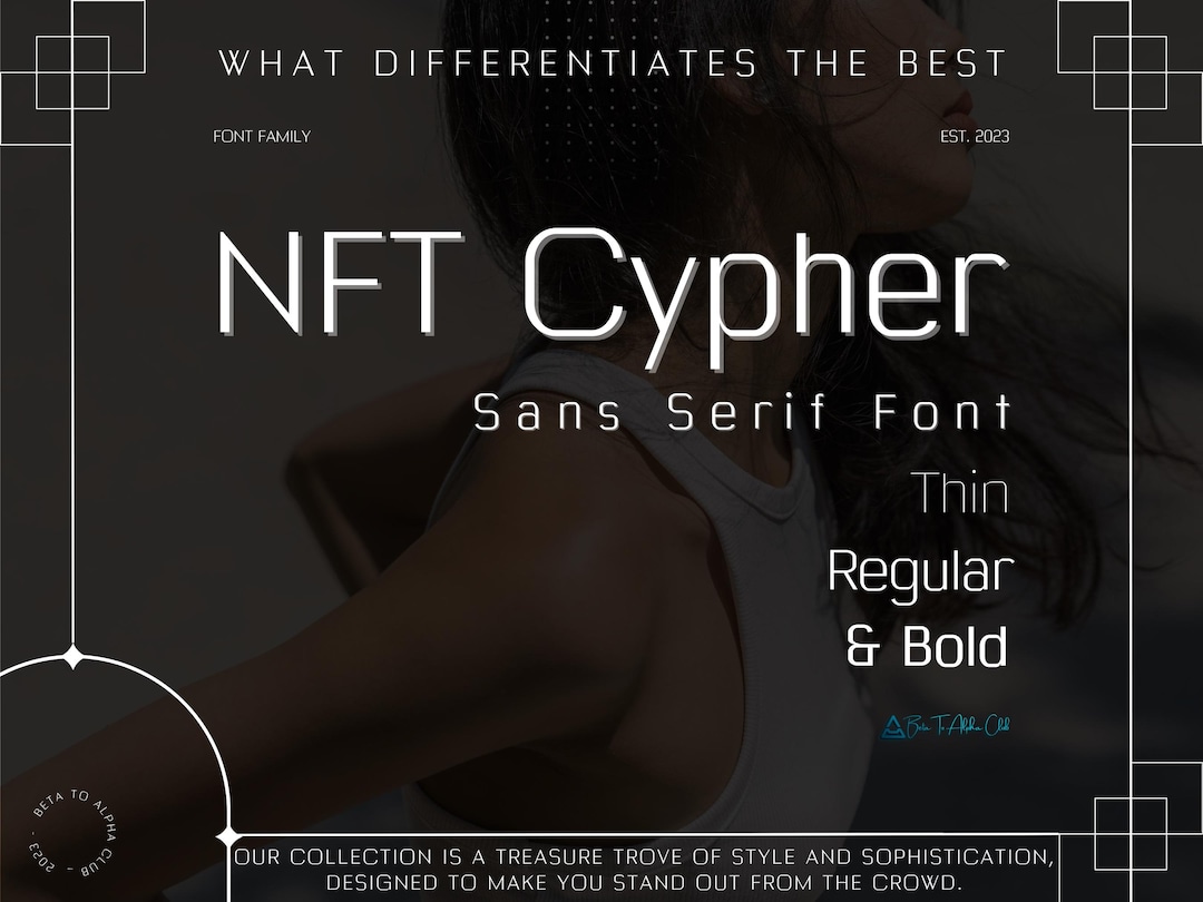 NFTC Sans Serif Font | Modern Font Logo Font Branding Font Boho Font ...