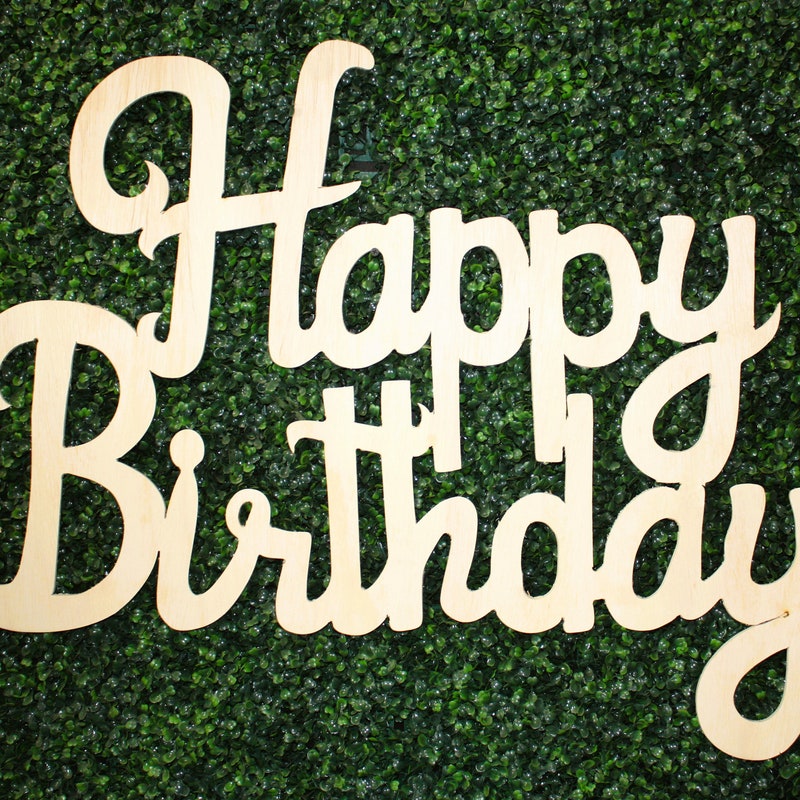 Happy Birthday Sign - Etsy