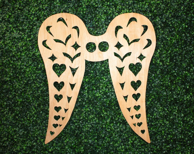 Angel Wing Cutouts Wing Laser Cutout - Etsy