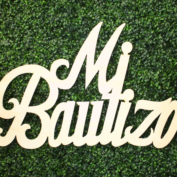 Mi Bautizo Letter - Etsy
