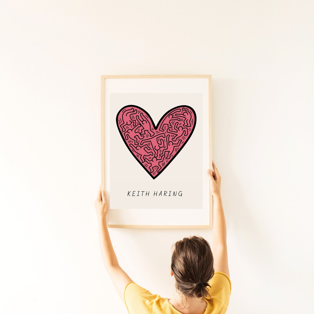 Keith Haring Love Pop Art Keith Haring Poster Keith Haring - Etsy