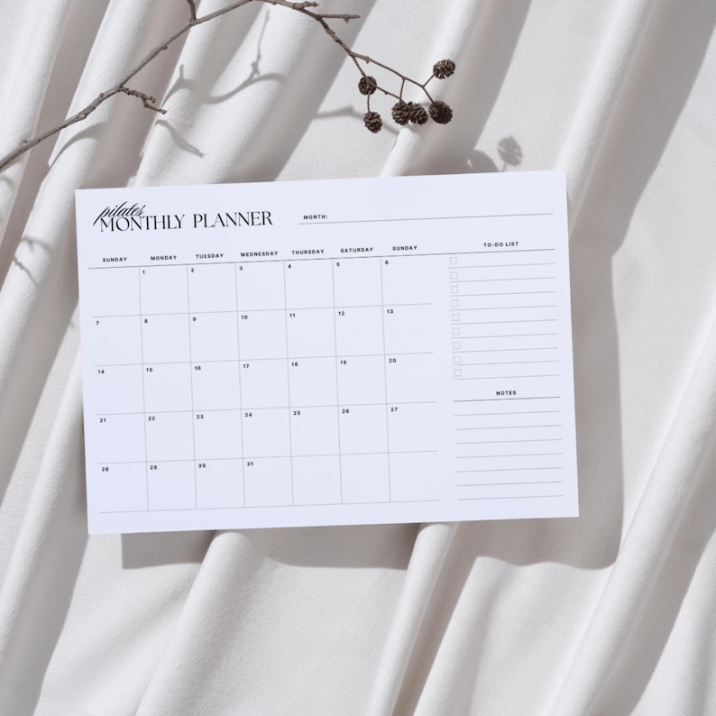 Pilates Class Plan Templates | Reformer + Mat + Planners | Printable ...