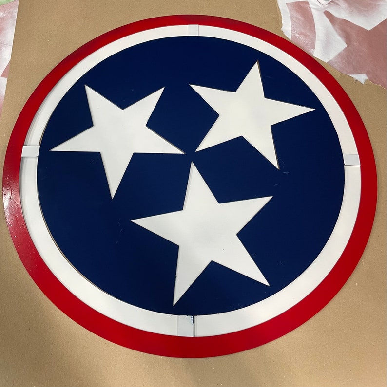 Tennessee Tri Star Sign - Etsy