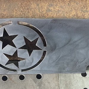 State of Tennessee Tri-star Sign - Etsy