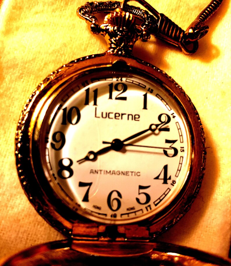 Lucerne Pocket Watch - Etsy