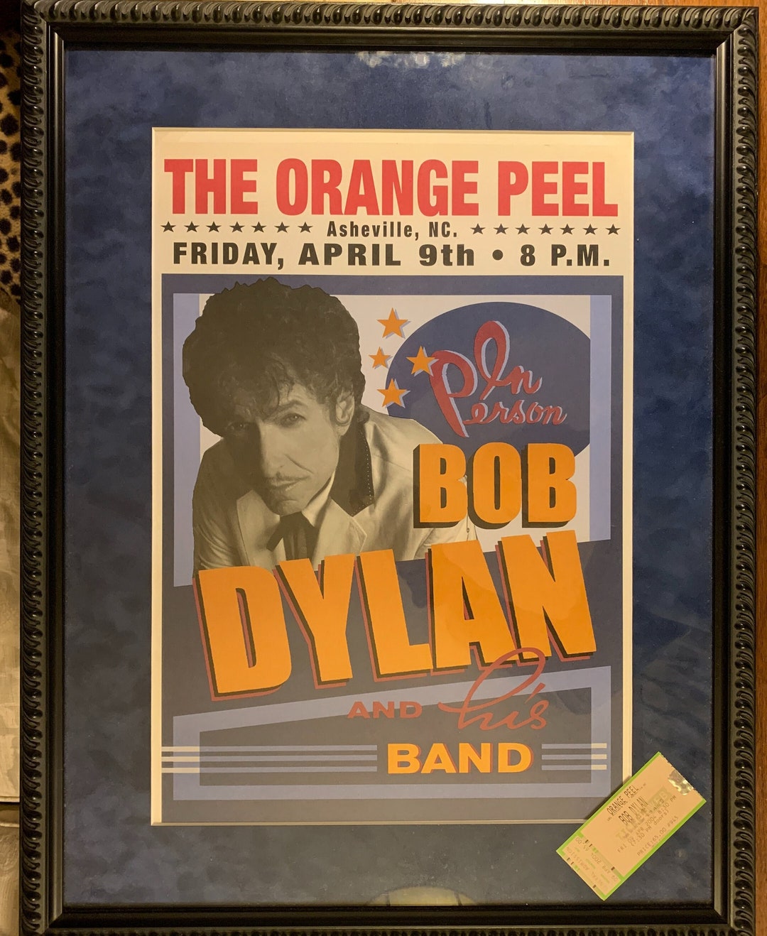 Extremely RARE Bob Dylan Concert Poster With Ticket Stub 2004 Tour ...