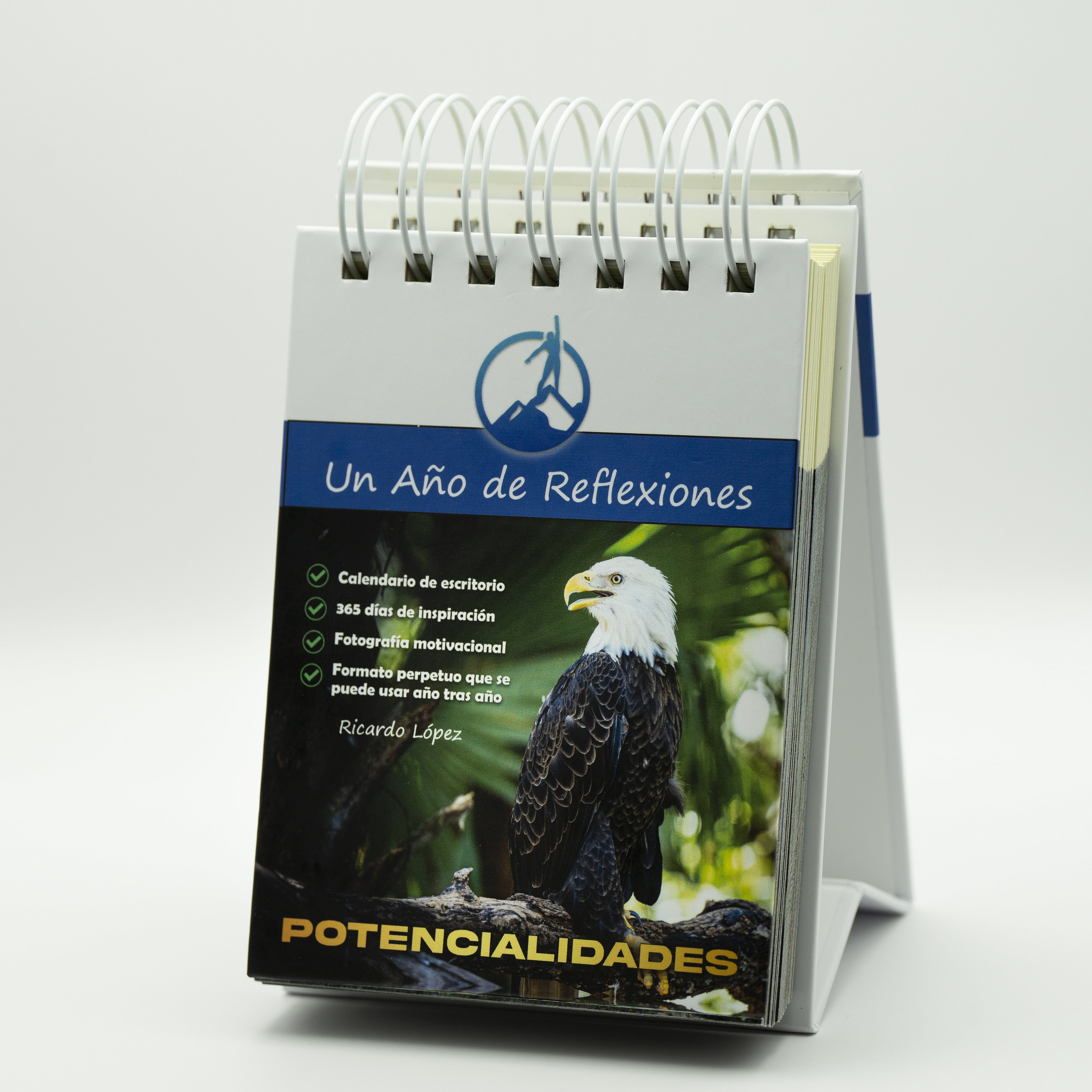 SPANISH Perpetual Desk Flip Calendar - Daily Positive Inspirational ...