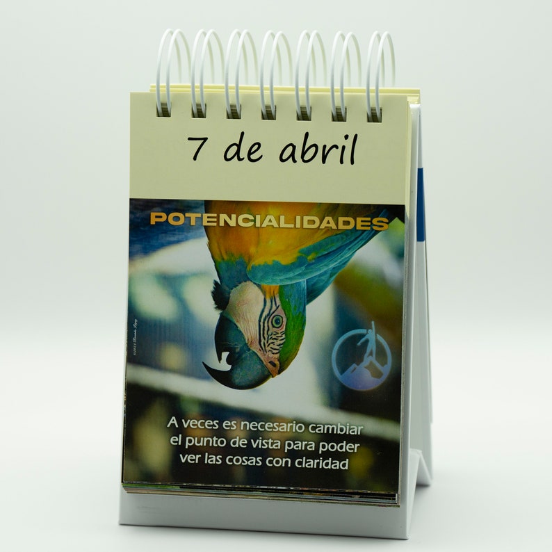 SPANISH Perpetual Desk Flip Calendar - Daily Positive Inspirational ...