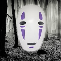 No Face Mask | 3D Printed and Hand Painted Mask | Full No Face Costume ...