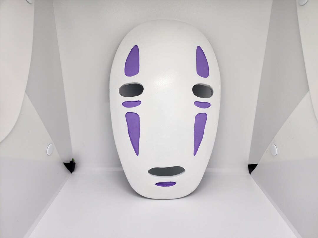 No Face/kaonashi Mask 3D Printed Hand Painted Fan Art - Etsy