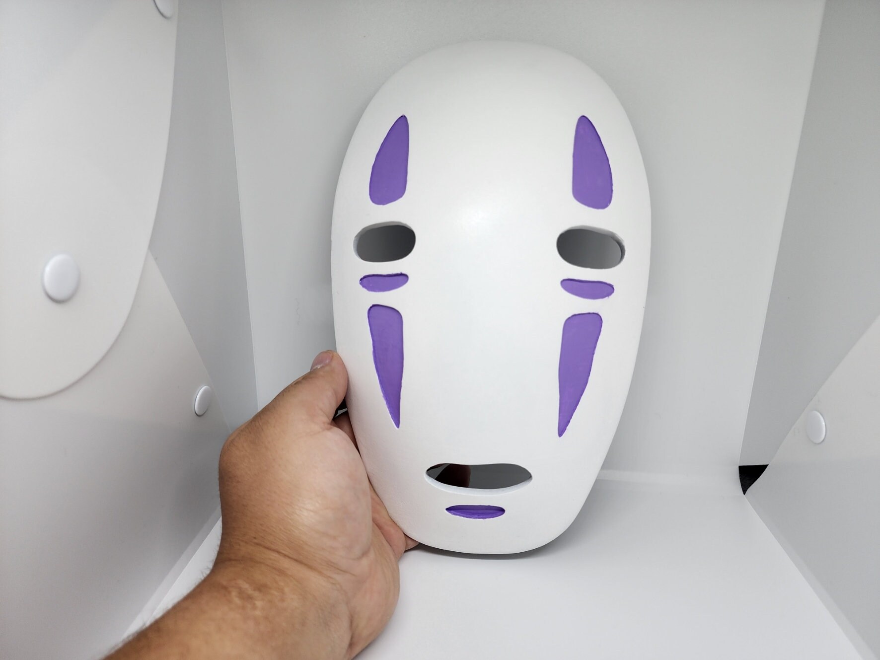 No Face/kaonashi Mask 3D Printed Hand Painted - Etsy Australia