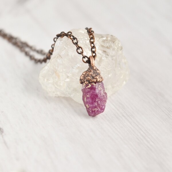 Ruby Pendant - Etsy