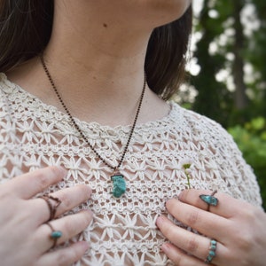 Raw Ruby Necklace, Rough Ruby Pendant, Healing Crystal Necklace, Uncut ...