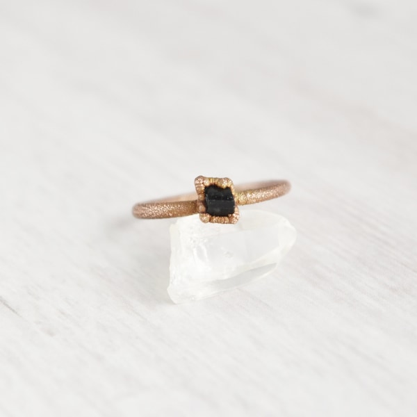 Small Stone Ring - Etsy