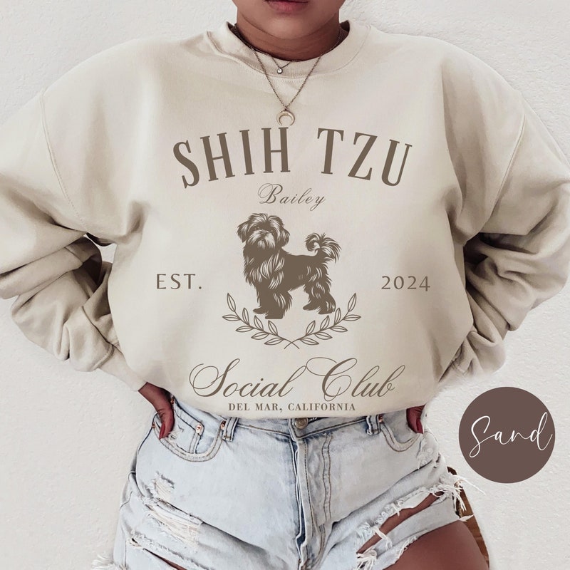 Custom Shih Tzu Sweaters - Etsy