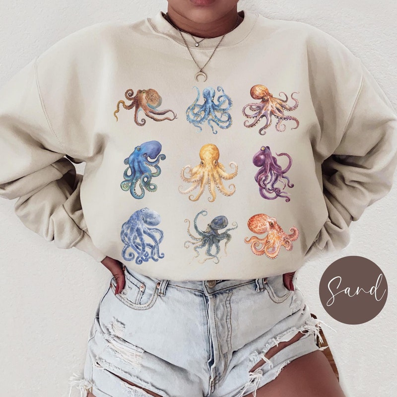 Octopus Sweater - Etsy