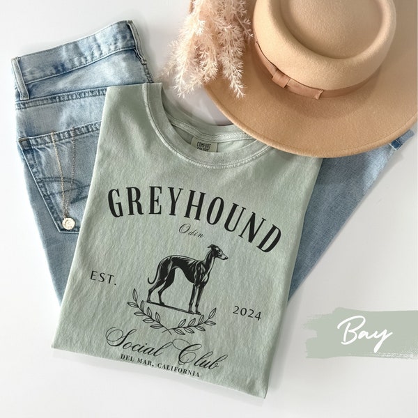 Greyhound T Shirt - Etsy
