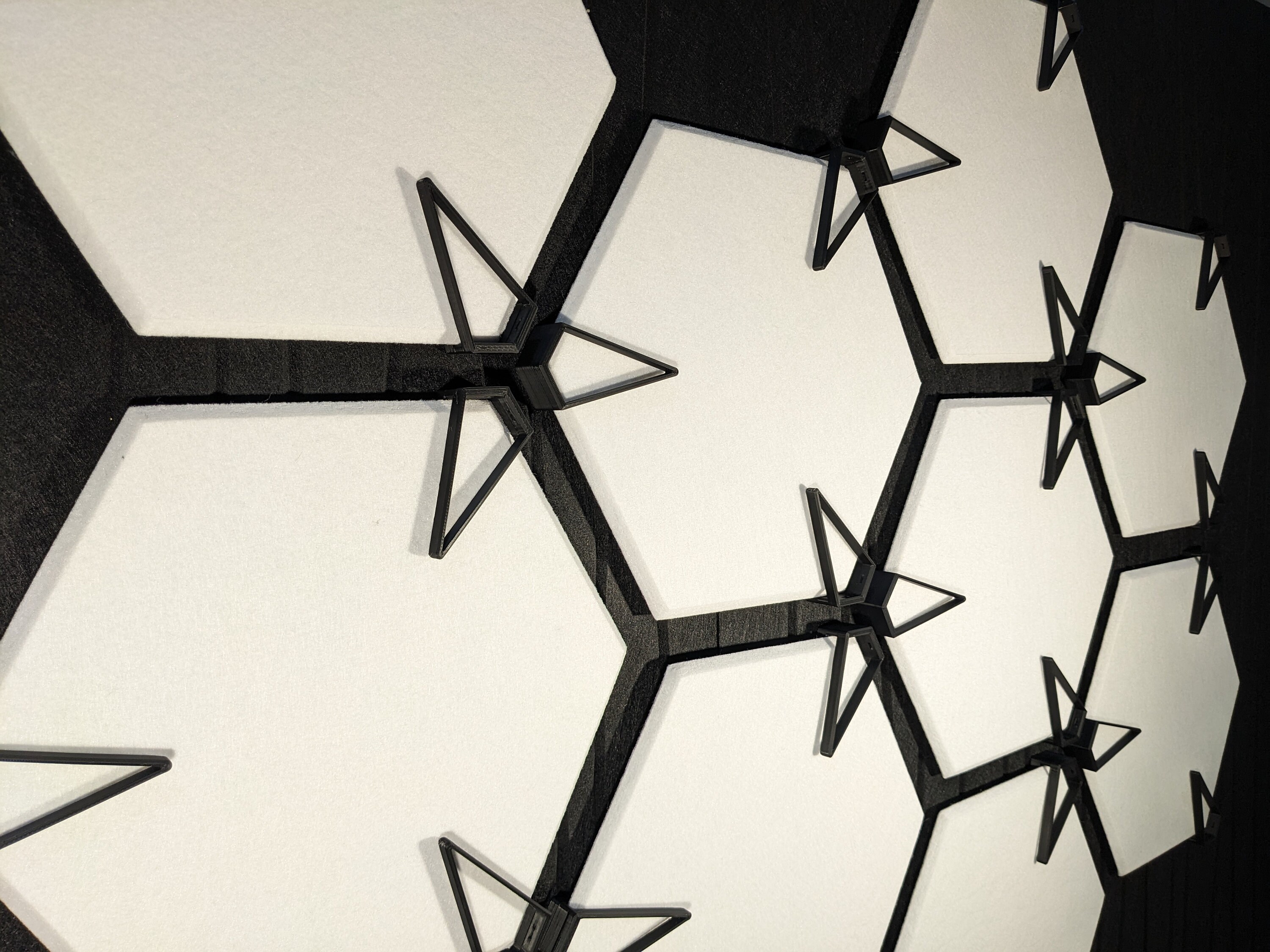 Acoustic Hex Panel Wall Brackets - Etsy