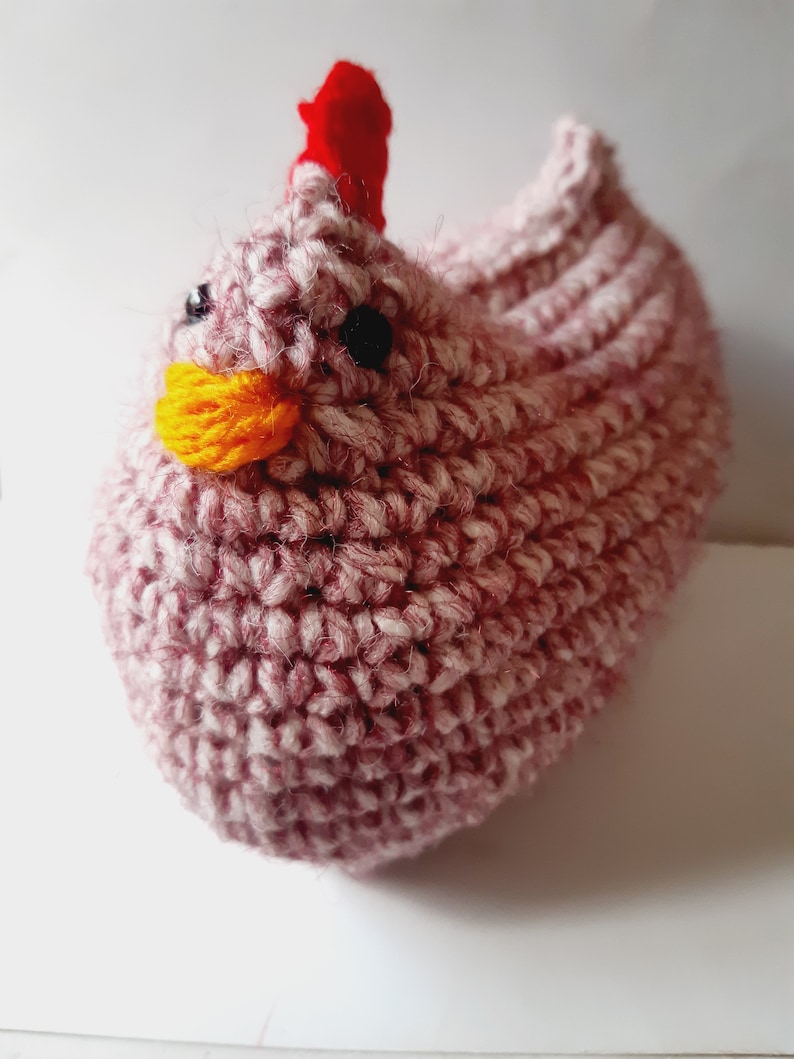 Crochet Chicken Pattern, Amigurumi Rooster, Cute Crochet Hen, Crochet ...