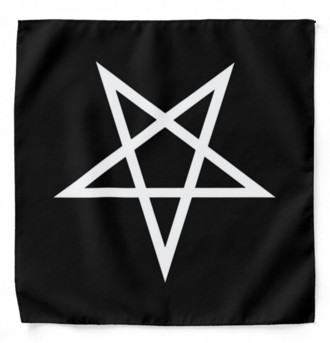 Inverted Pentagram Altar Cloth - Etsy