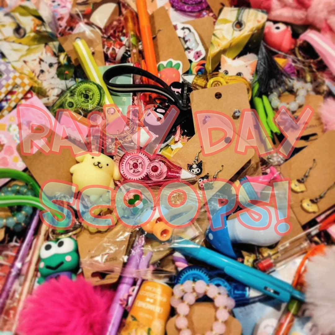 Rainy Day Mystery Scoops, Cute & Colorful Items, Stationary, Beauty ...